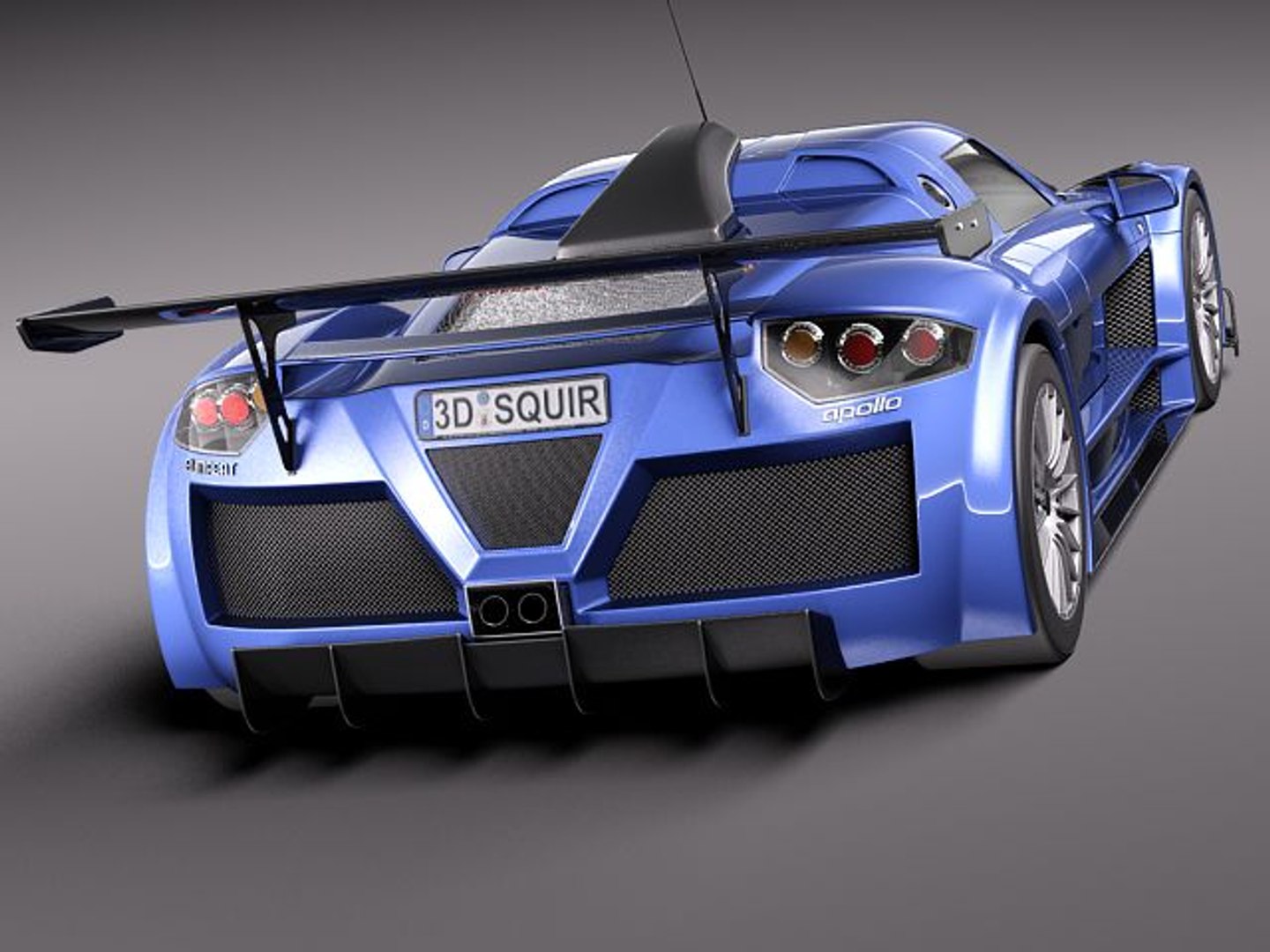 Gumpert Apollo Sport 3d Model