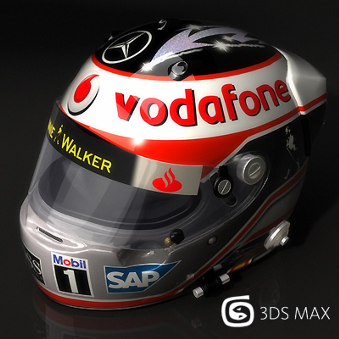 Fernando Alonso Helmet 3d Max
