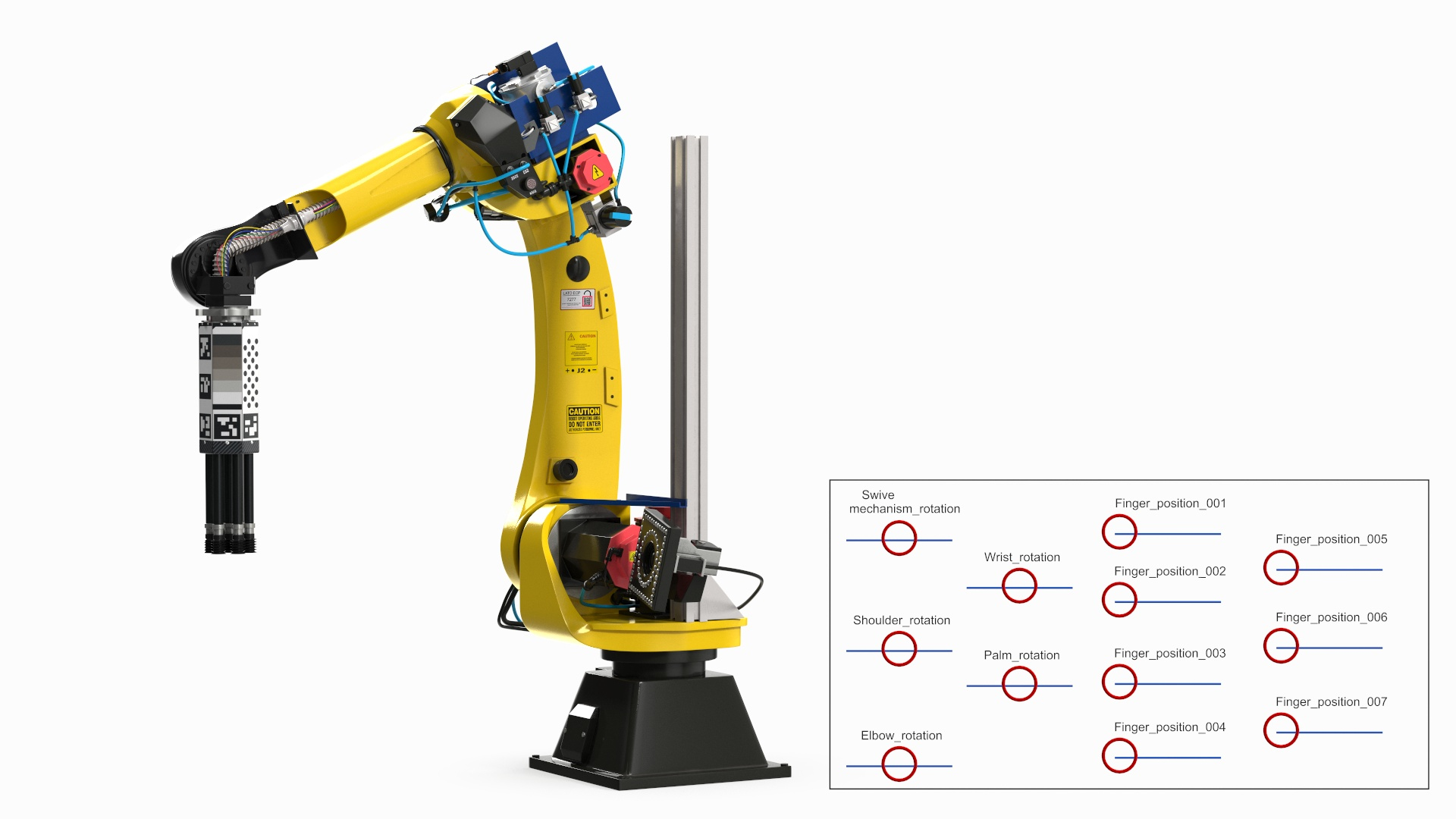 3D Sparrow Robotic Arm Amazon Rigged - TurboSquid 2197354