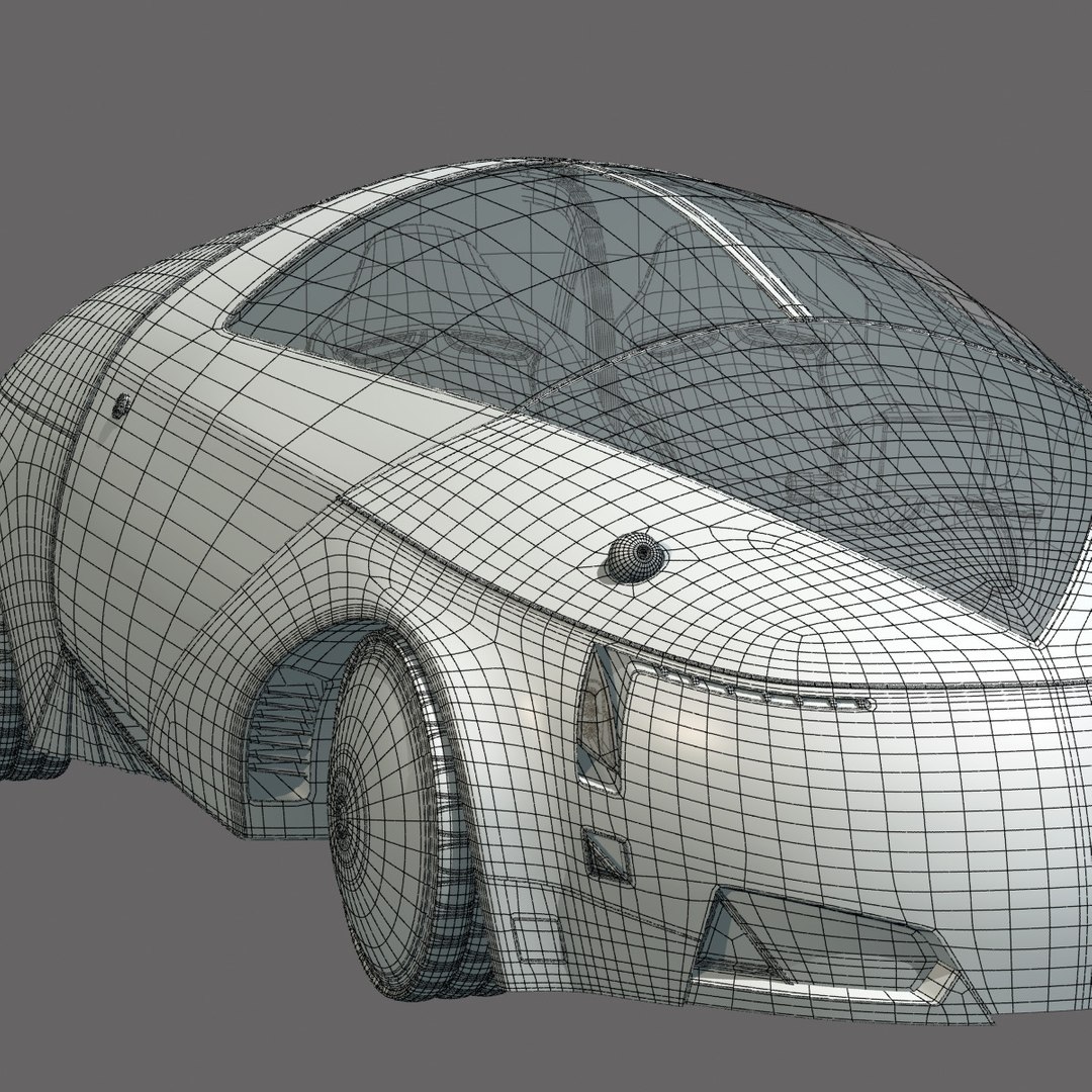 3d Model Of Future Sport Car