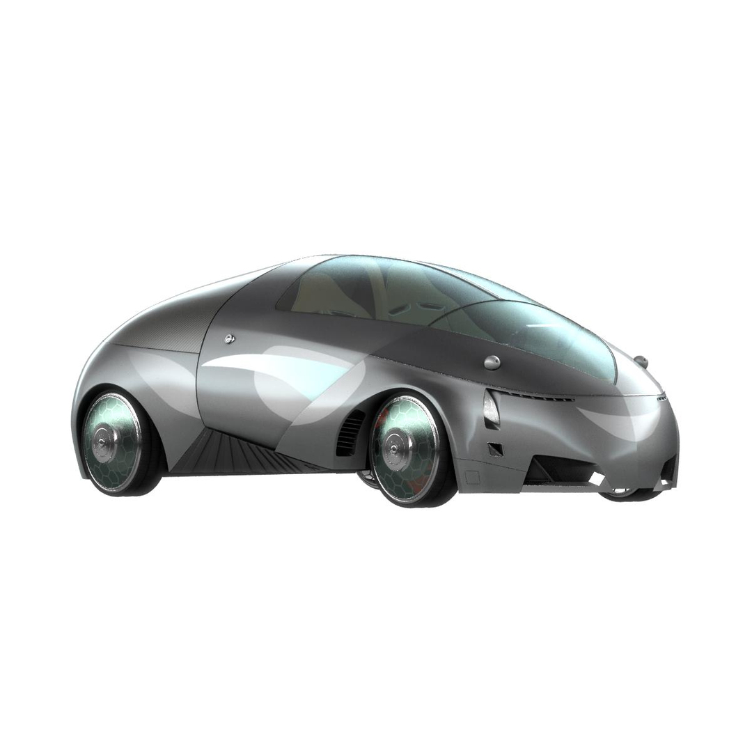 3d Model Of Future Sport Car