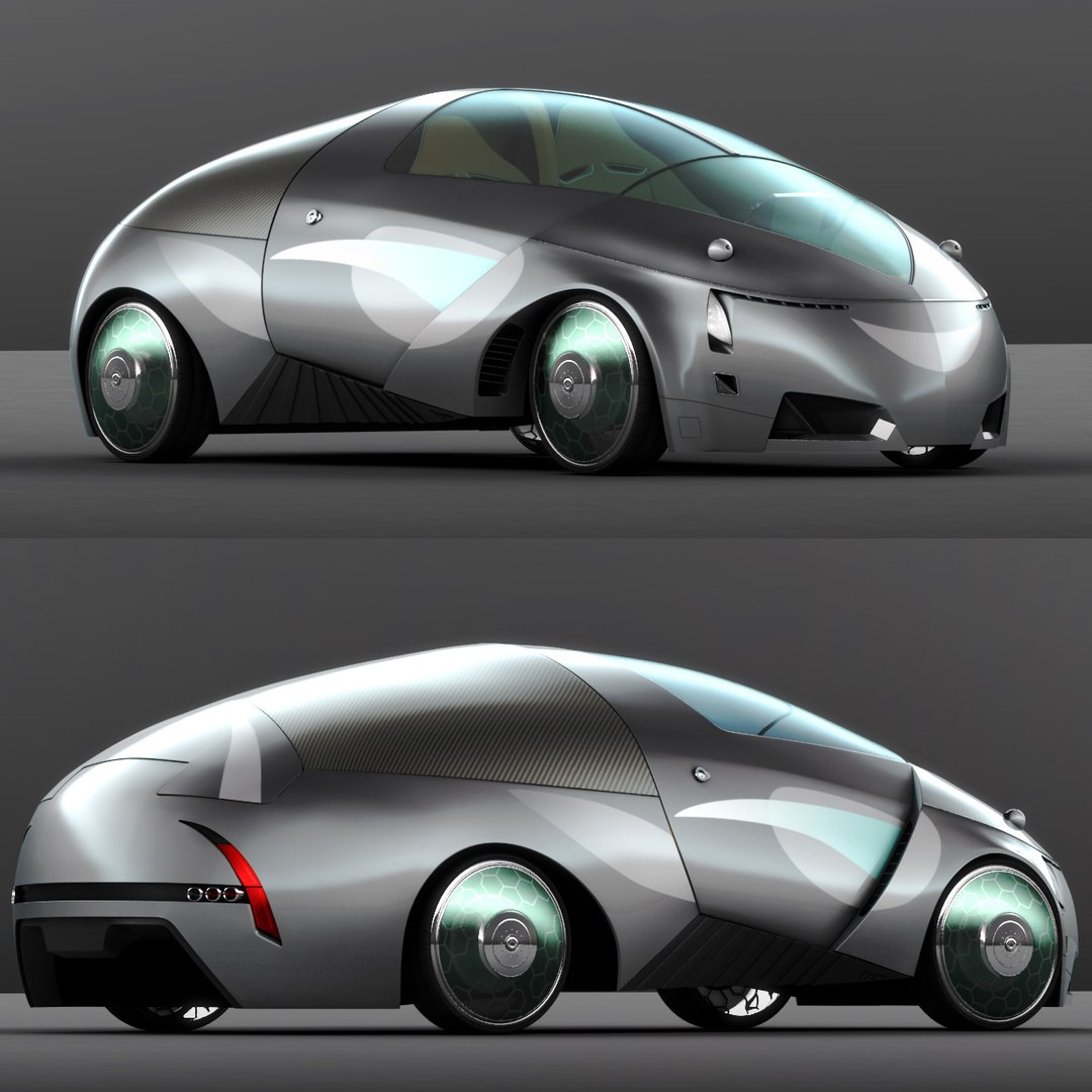 3d Model Of Future Sport Car