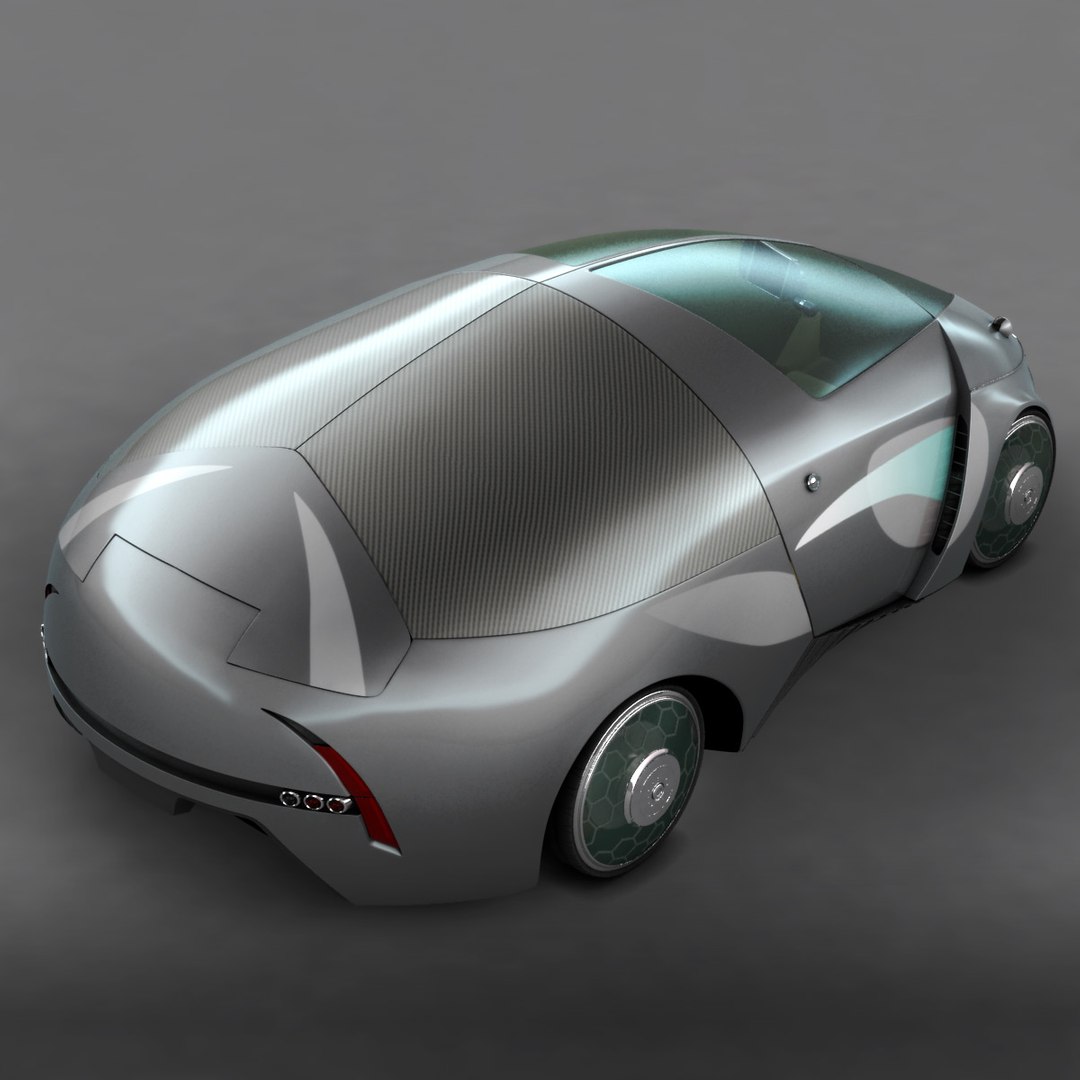 3d Model Of Future Sport Car