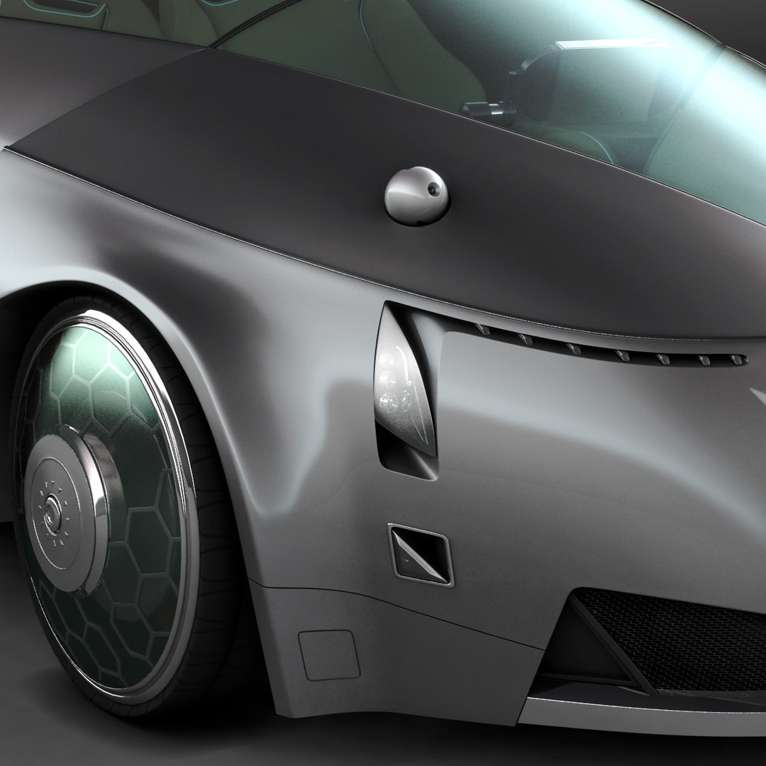 3d Model Of Future Sport Car