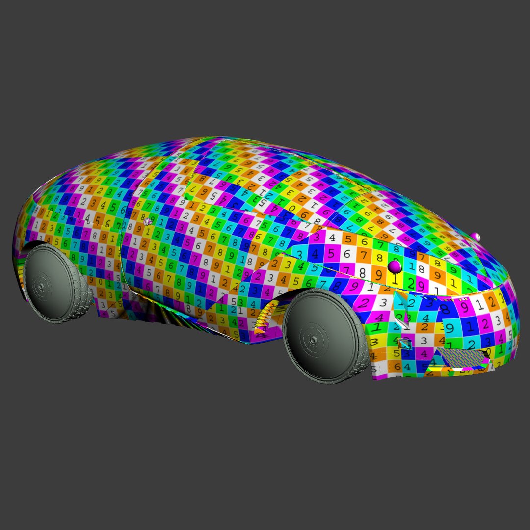 3d Model Of Future Sport Car