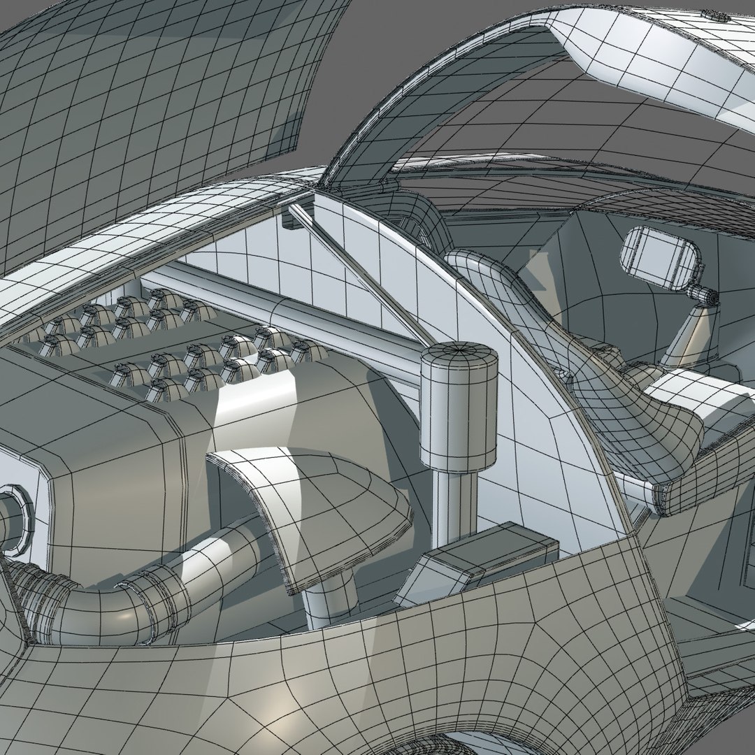 3d Model Of Future Sport Car