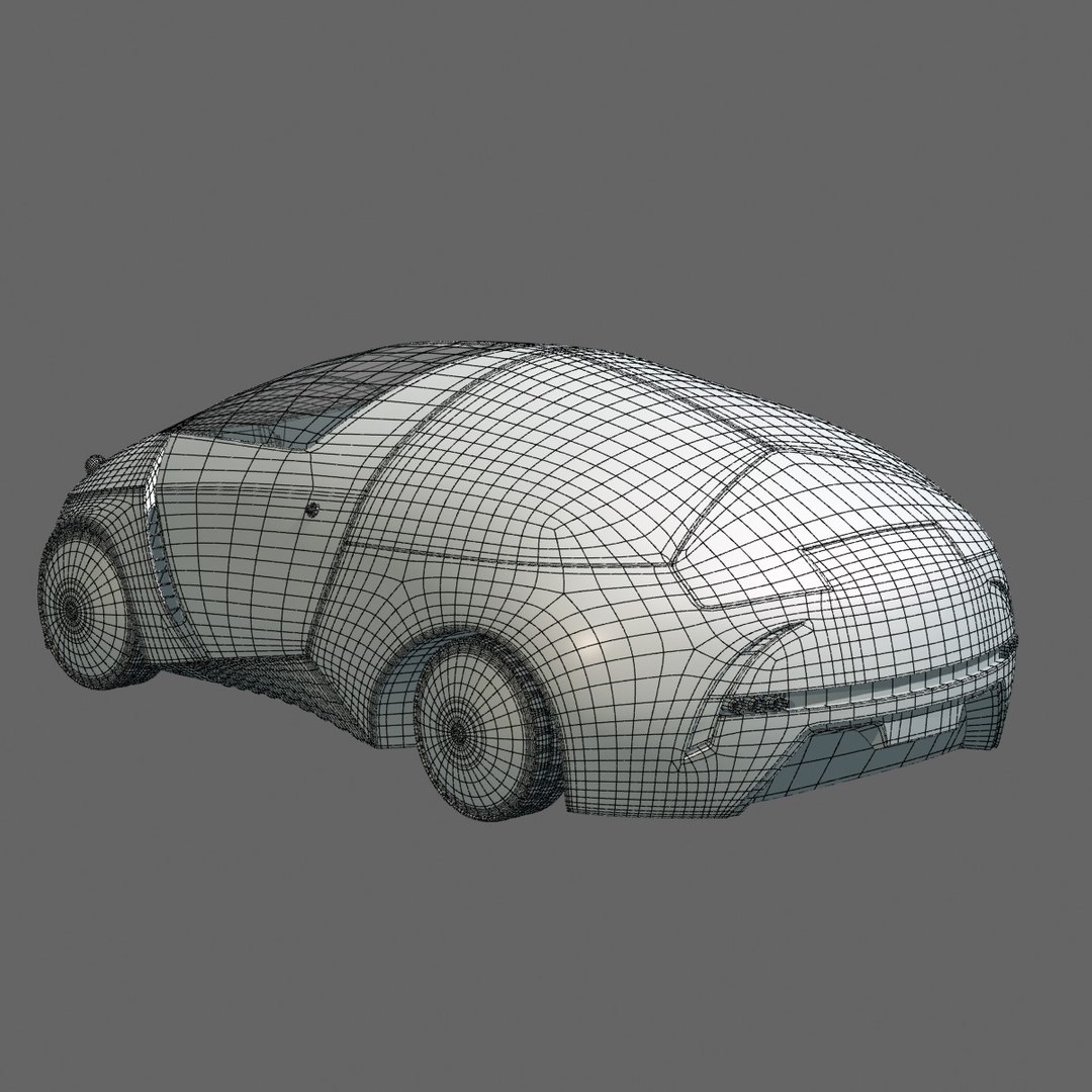 3d Model Of Future Sport Car