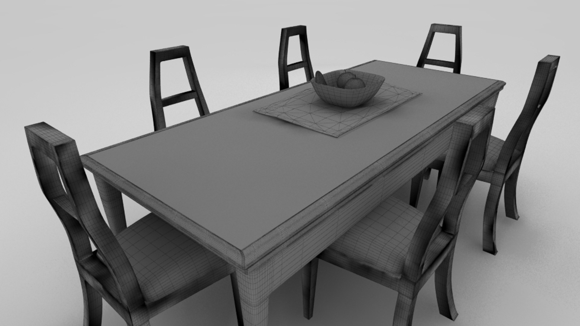 Dining Table 3d Model