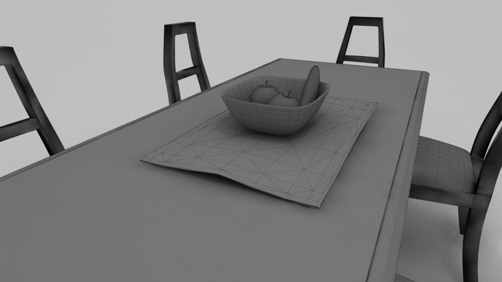 Dining Table 3d Model
