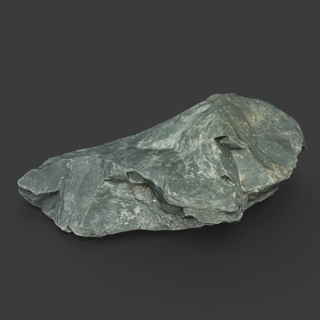 3D 8 Low Poly PBR Sharp Rock Photogrammetry - Ultra HD 16K Textures ...