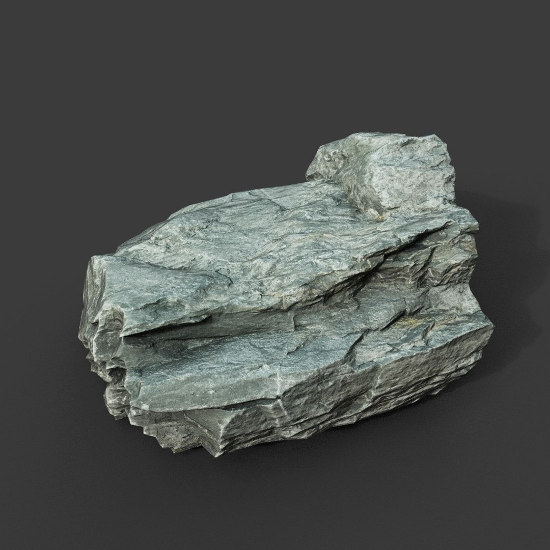 3D 8 Low poly PBR Sharp Rock Photogrammetry - Ultra HD 16K Textures ...