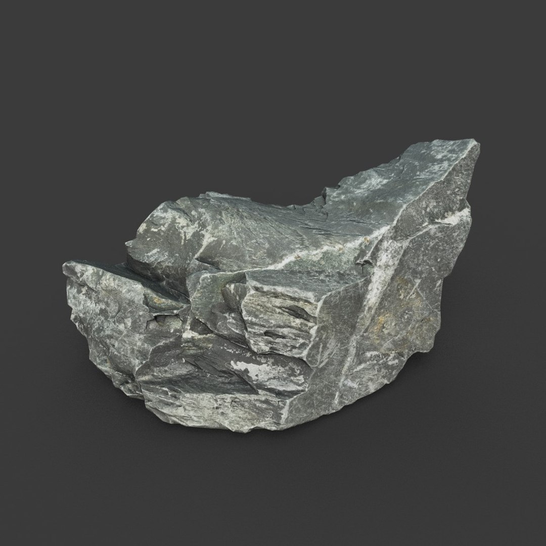 3D 8 Low Poly PBR Sharp Rock Photogrammetry - Ultra HD 16K Textures ...