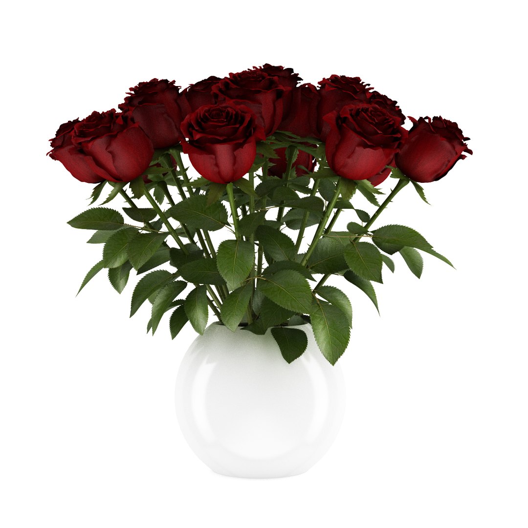 Red Roses 3d Ma
