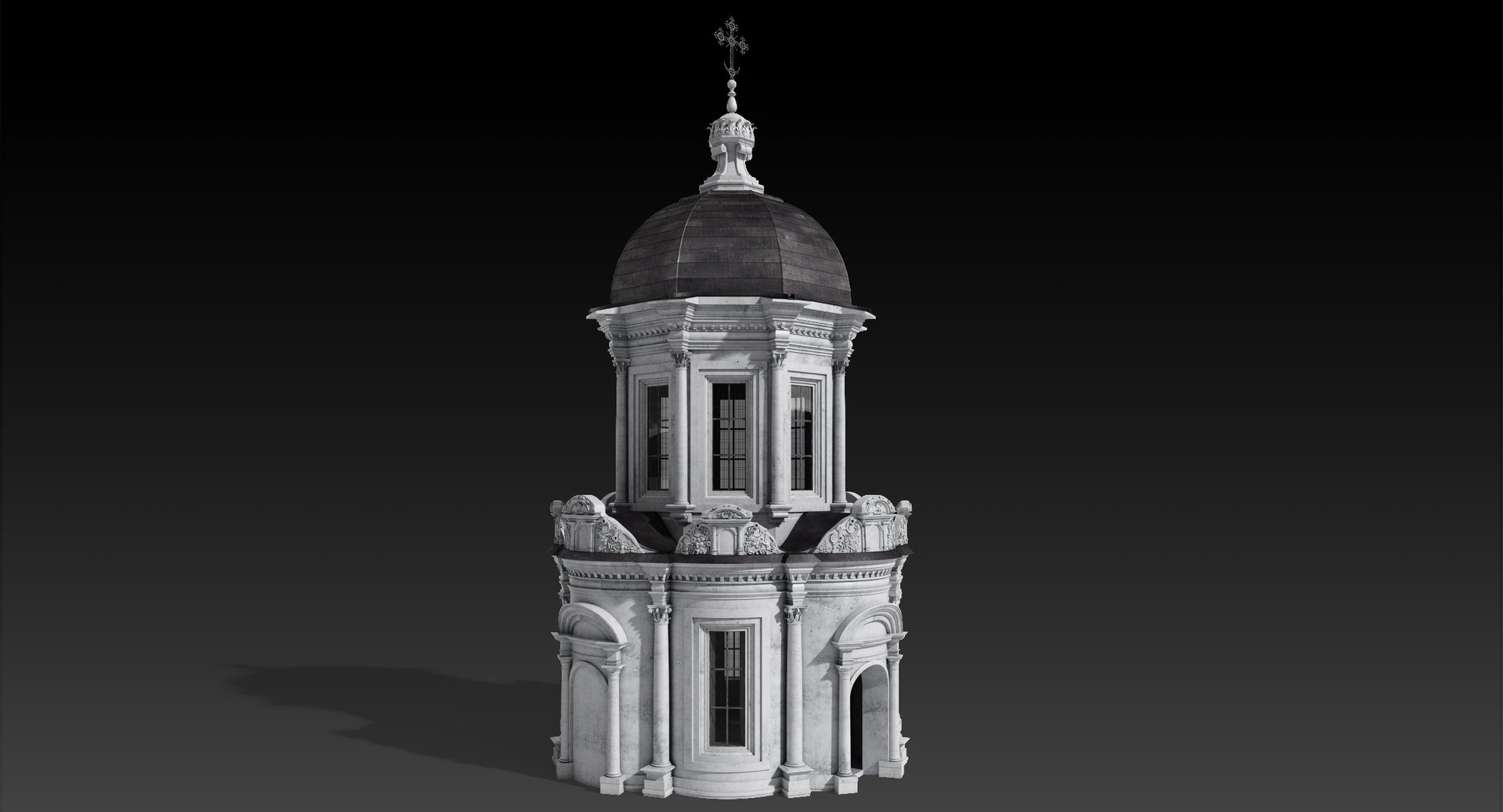 3d Orthodox Chapel Model
