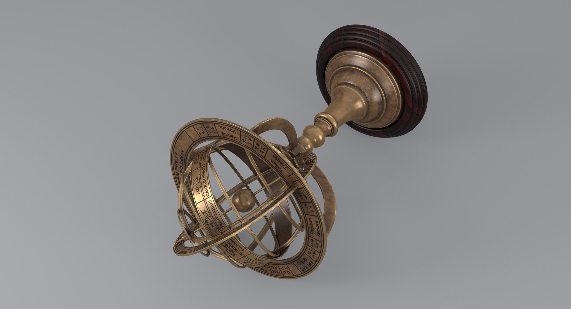 Armillary Sphere Model - TurboSquid 1349115