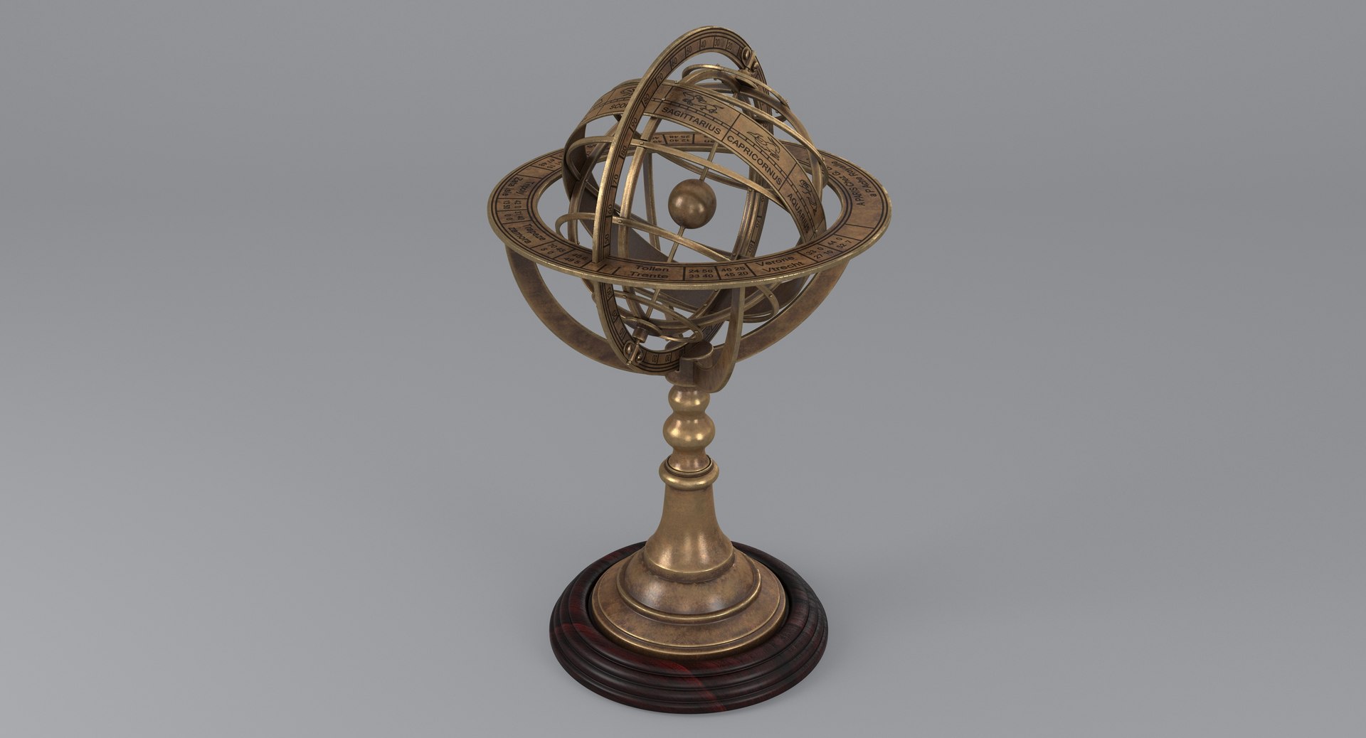 Armillary Sphere Model - TurboSquid 1349115