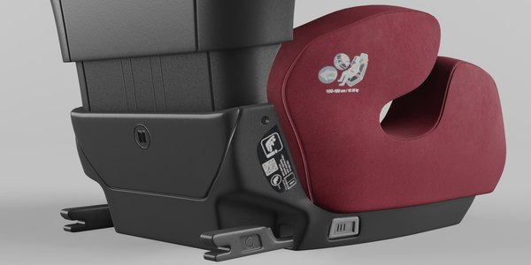 Recaro Mako Elite Children Car Seat Select Garnet Red 3D model ...