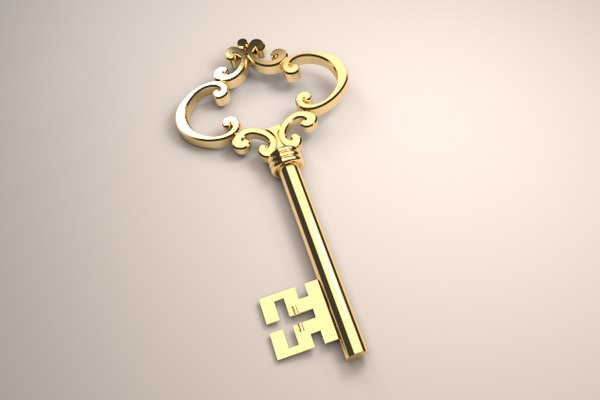 Original medieval old key 3D - TurboSquid 1288284