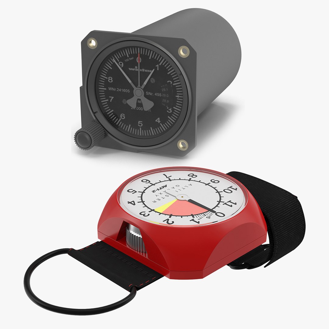 Altimeters Aviation Analog Model - TurboSquid 1672595