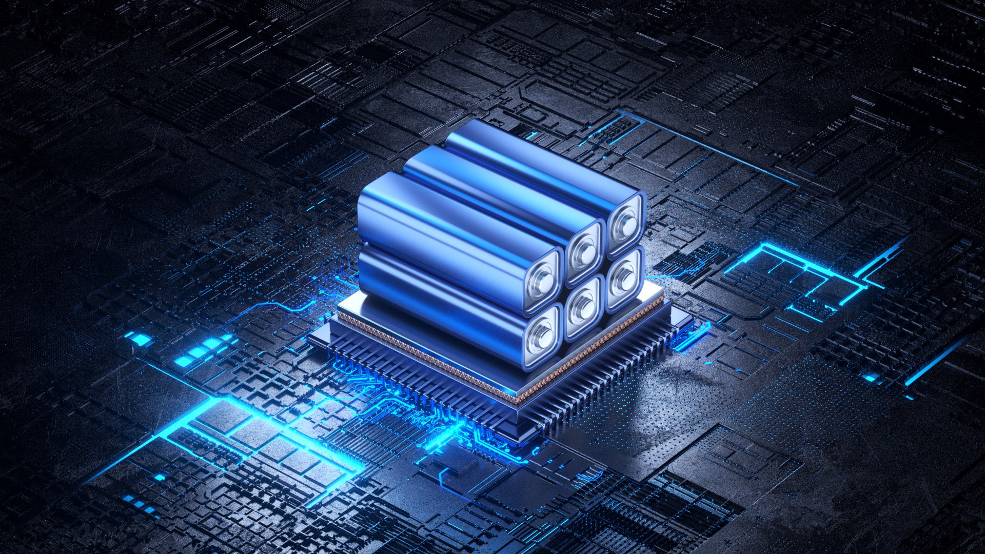 Battery Technology Chip Model Battery Chipset 3D Model - TurboSquid 2204529