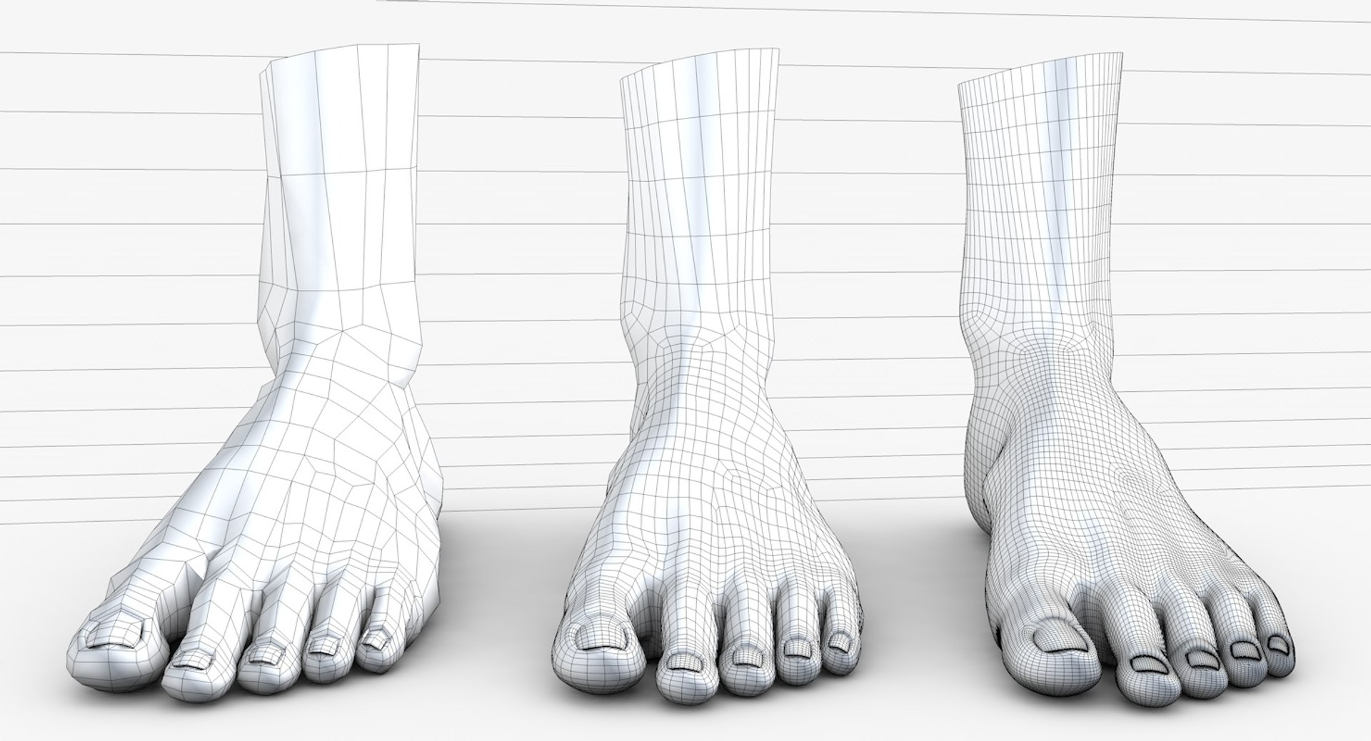 Human Foot Model - TurboSquid 1215190