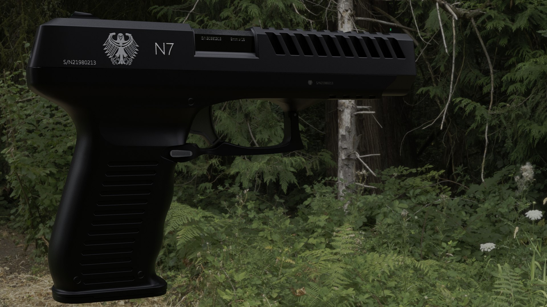 N7 Pistol 3D Model - TurboSquid 1472924