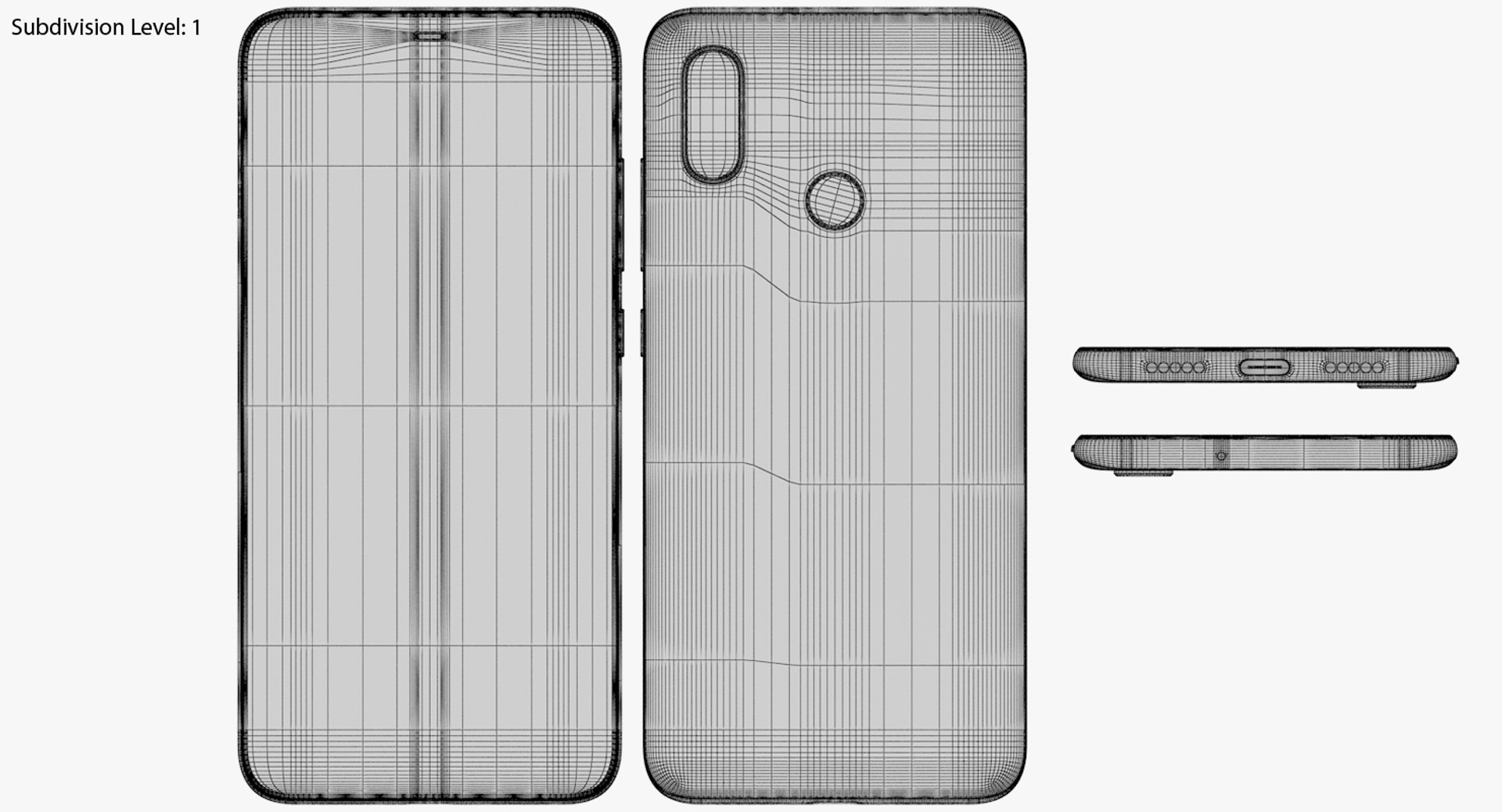 Realistic Xiaomi Mi 8 Model - TurboSquid 1353259