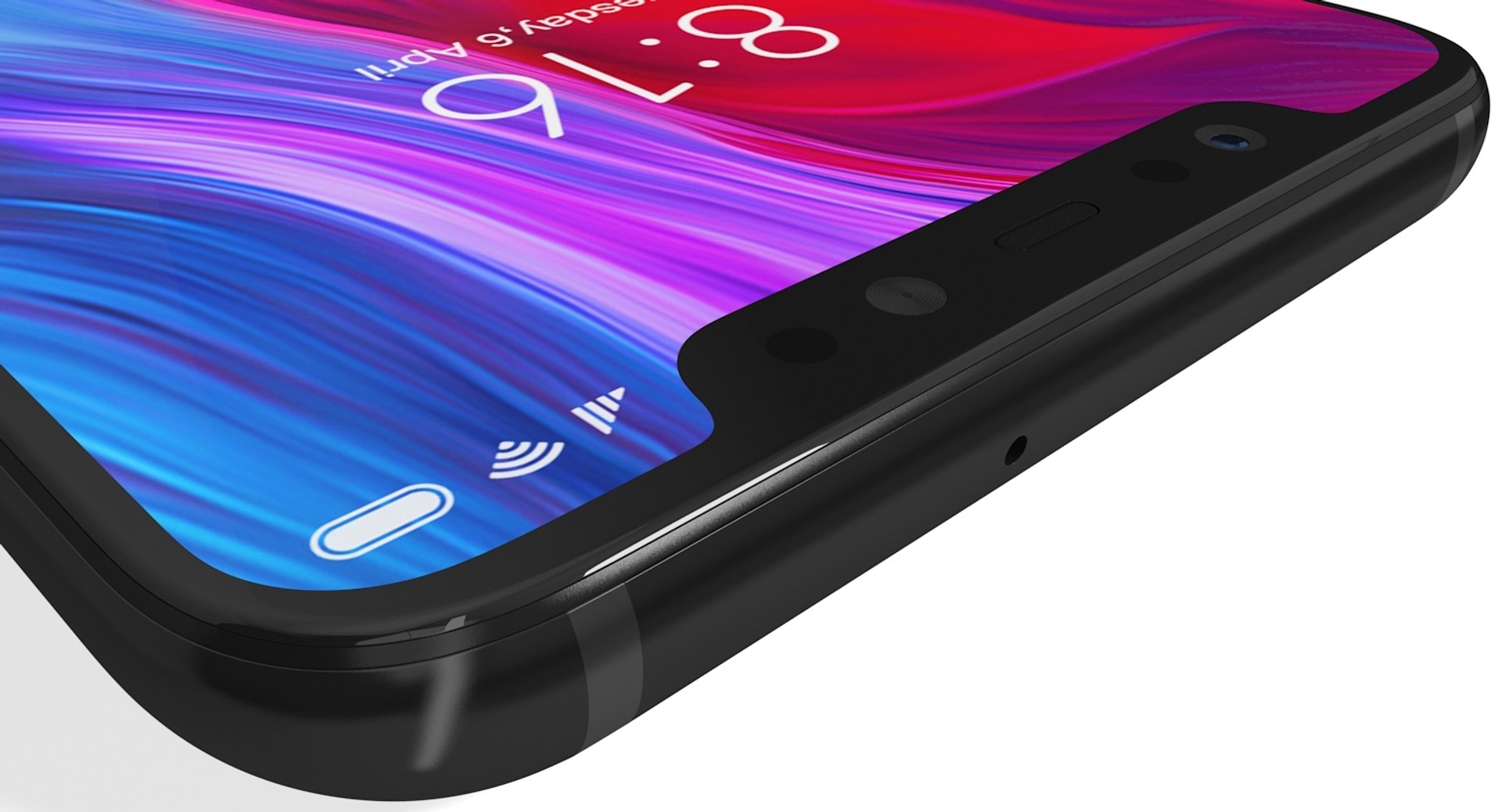 Realistic Xiaomi Mi 8 Model - TurboSquid 1353259