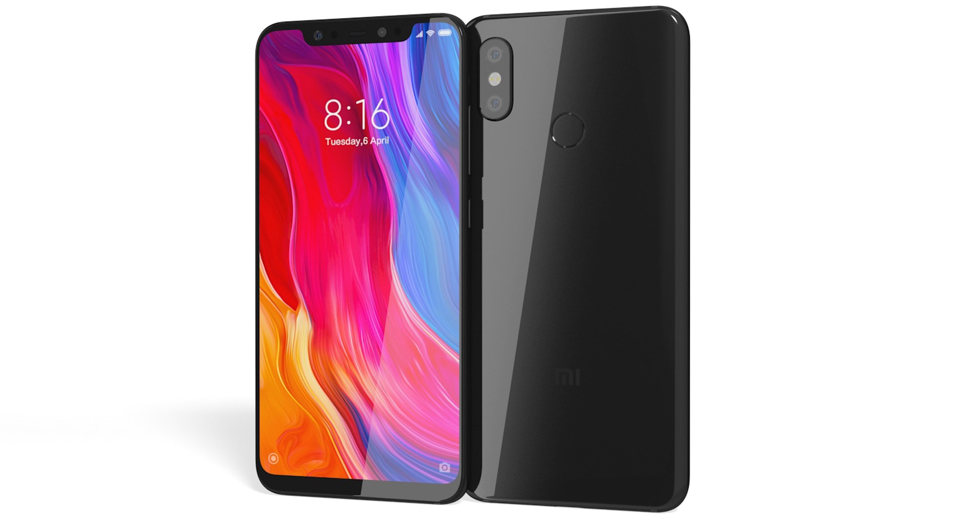 Realistic xiaomi mi 8 model - TurboSquid 1353259