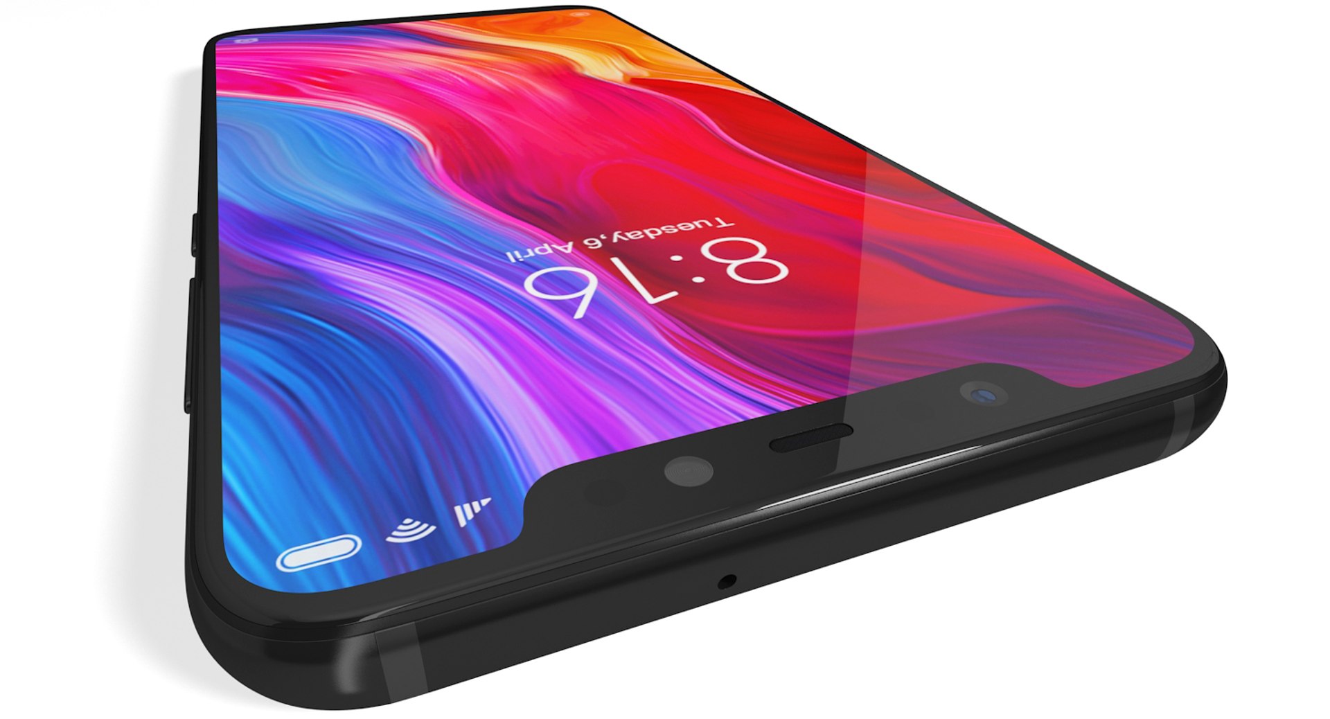 Realistic Xiaomi Mi 8 Model - TurboSquid 1353259