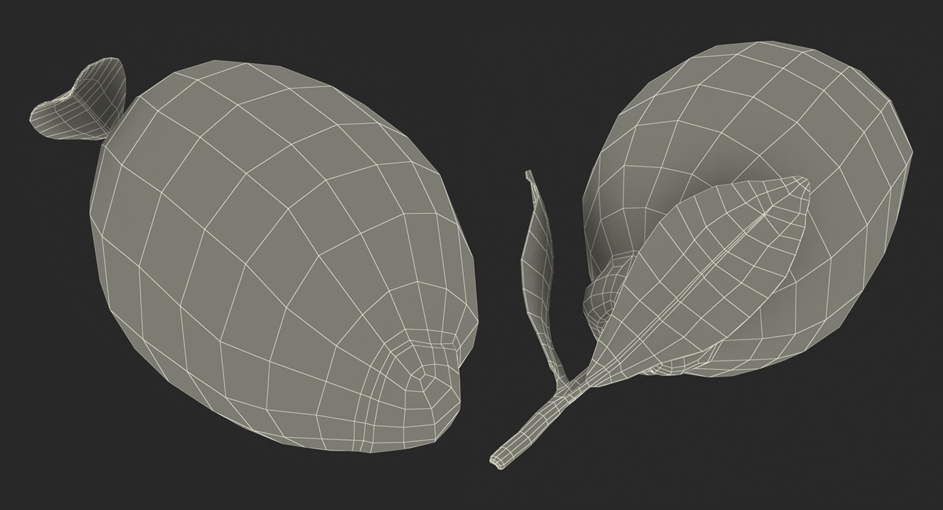 Citrus Fruits Collection 2 3D Model - TurboSquid 1880041