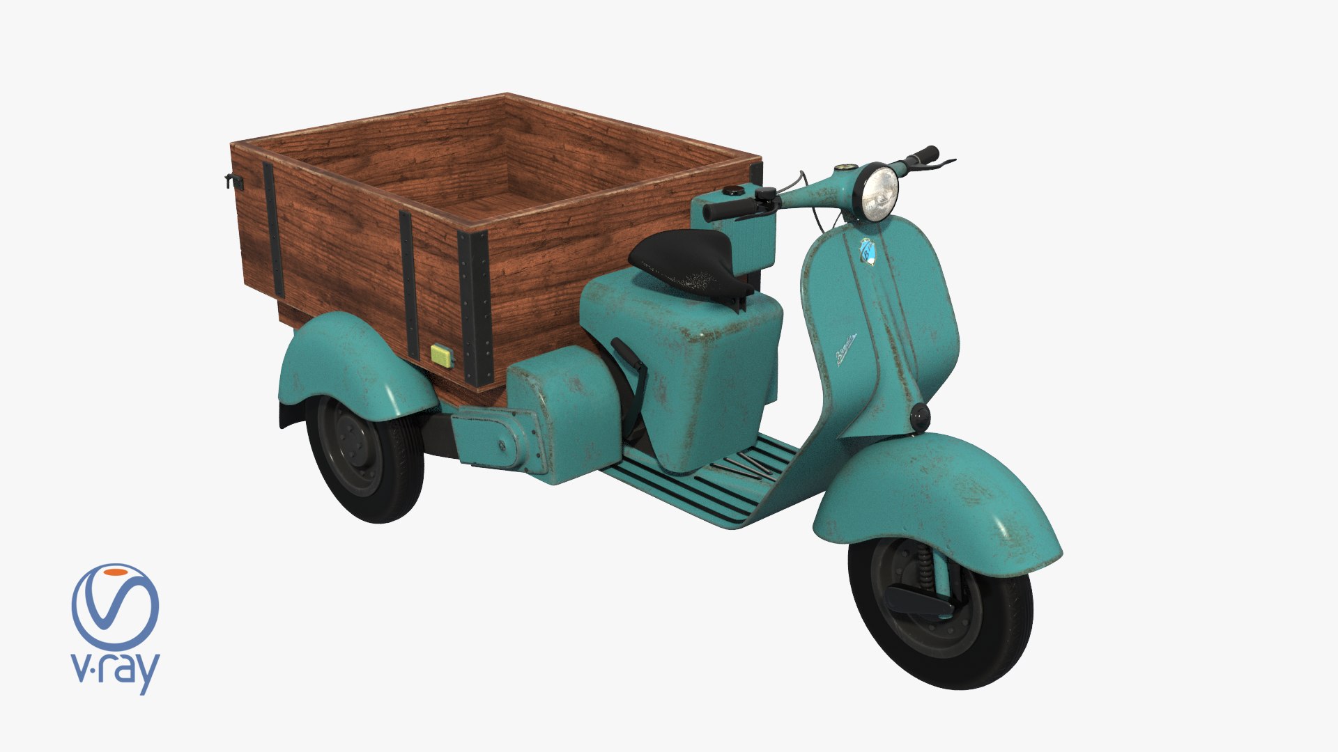 Cargo Scooter Vyatka 3D Model - TurboSquid 2082849