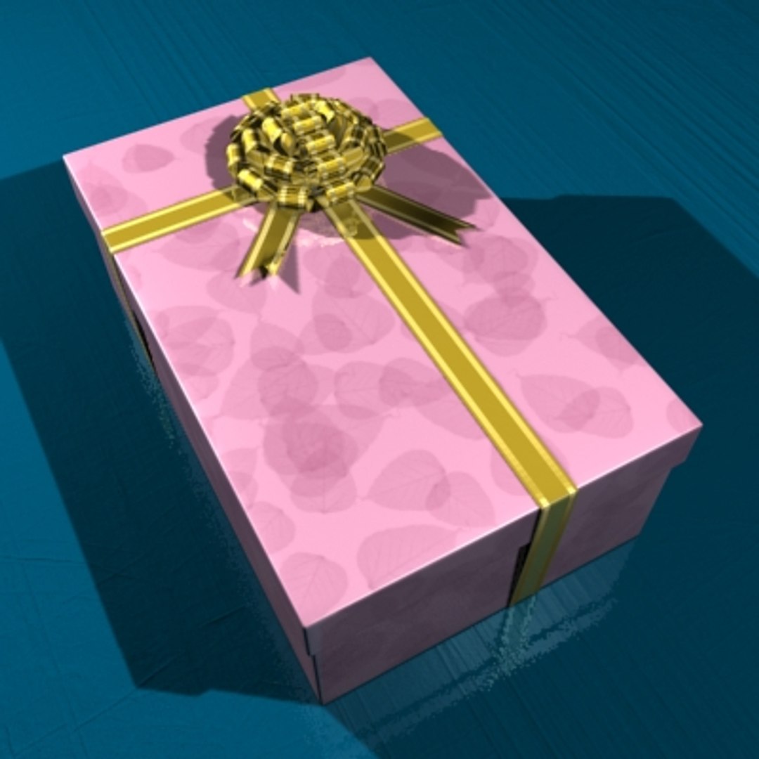 3d Gift Box Model