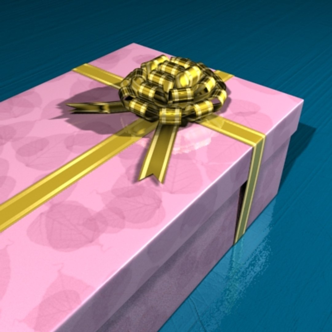 3d Gift Box Model