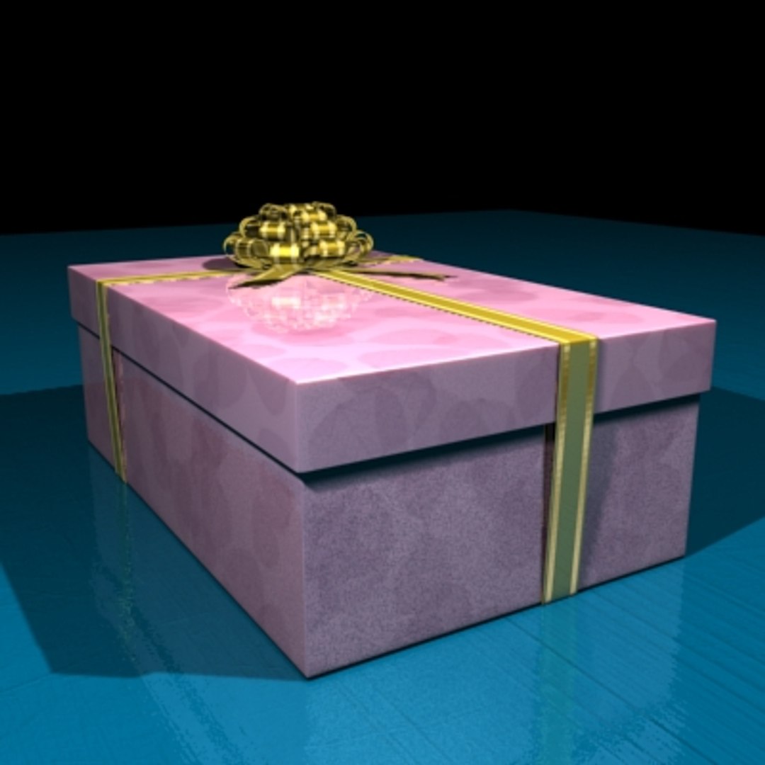 3d Gift Box Model