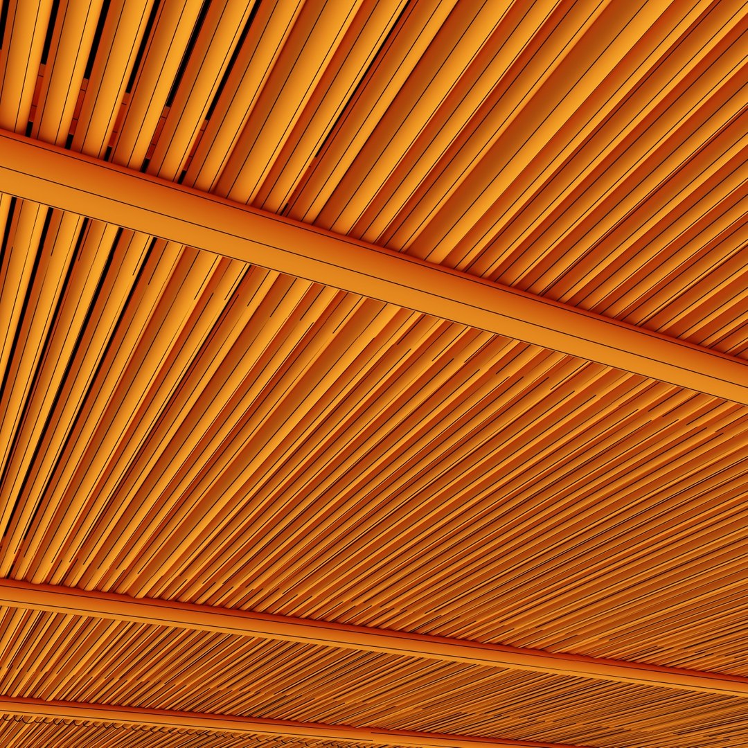 3D Ceiling Straight Thin Branch N5 - TurboSquid 1939643