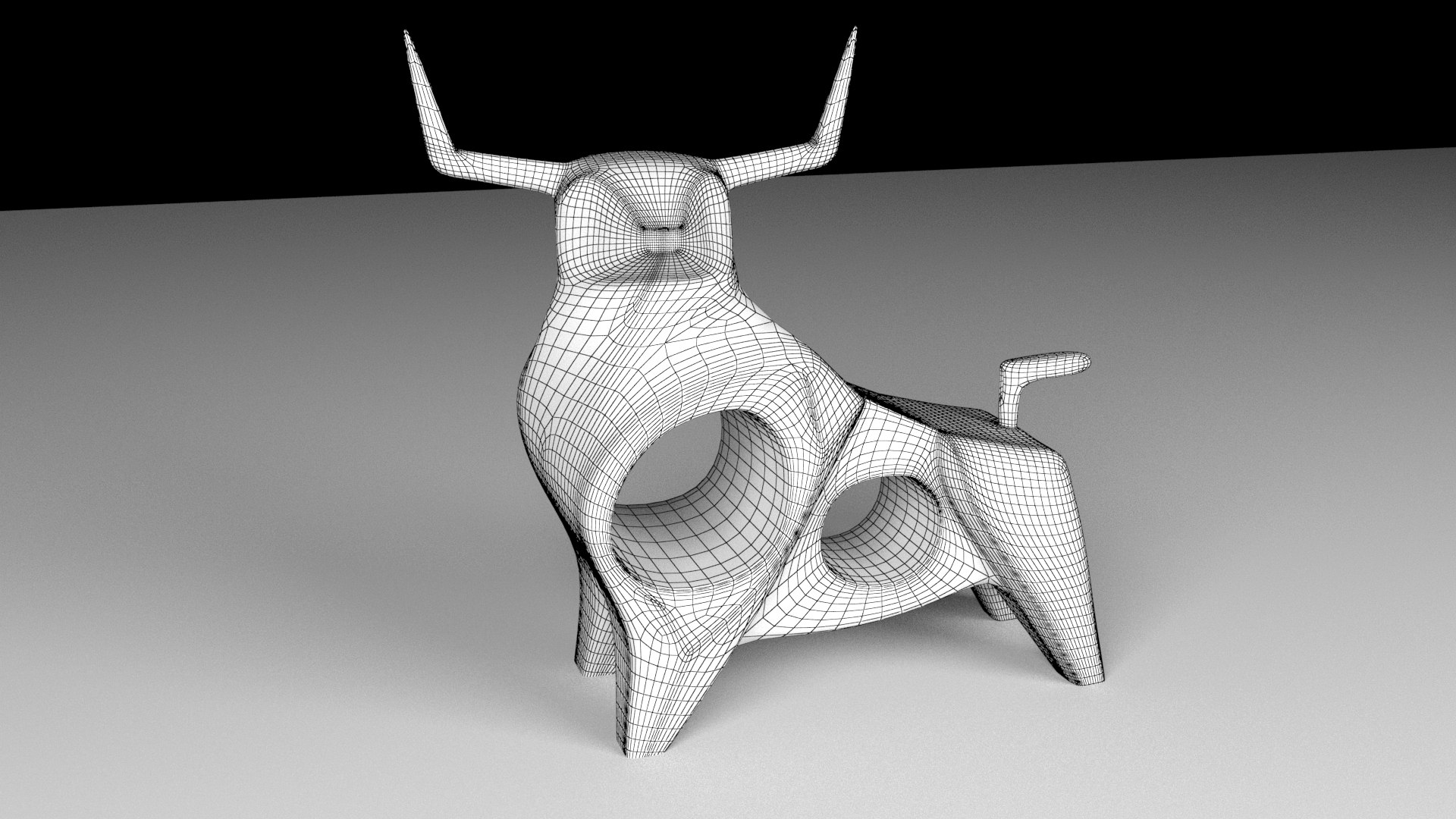 Metal Bull 3D Model - TurboSquid 1846639