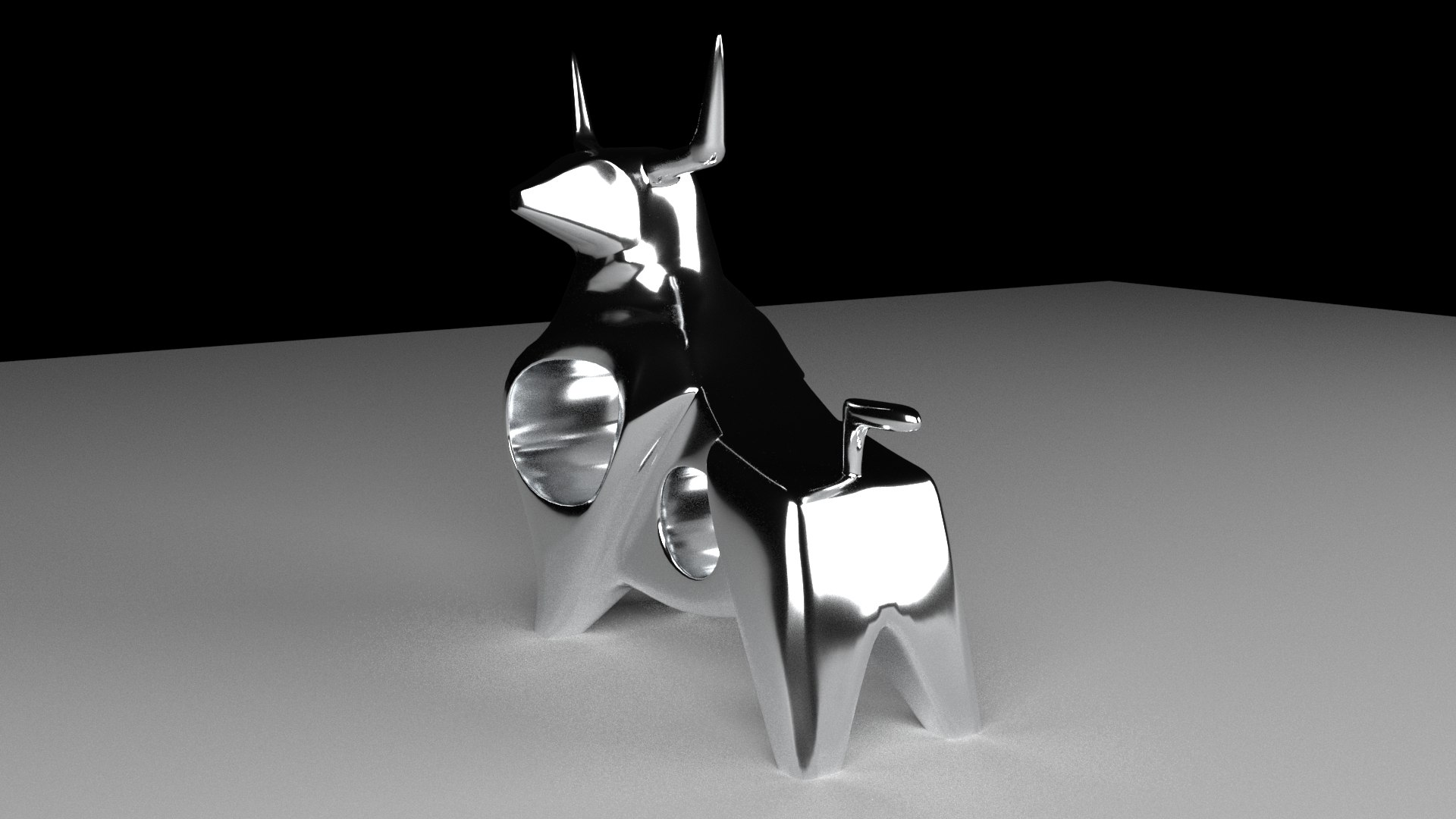 Metal Bull 3D Model - TurboSquid 1846639