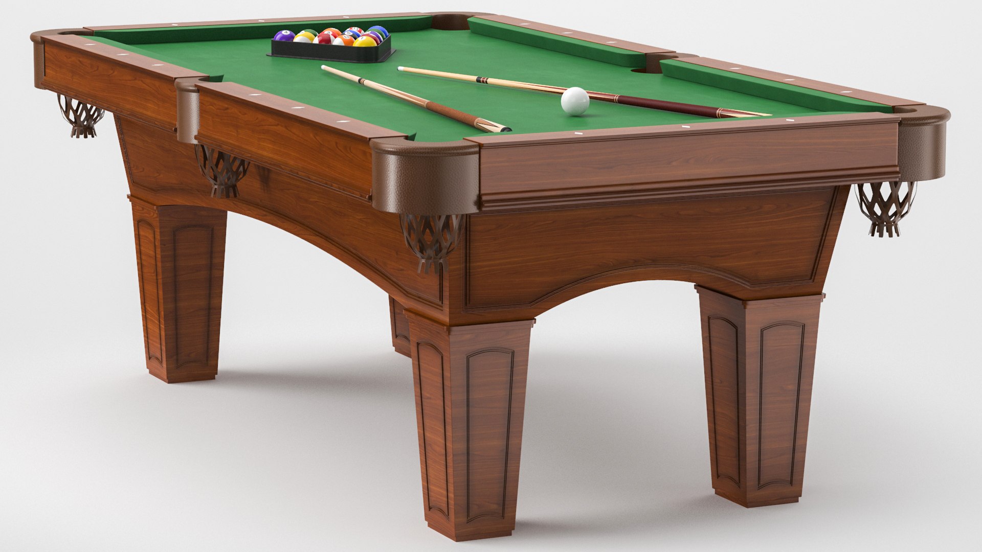 Billiards Table Set 01 3D Model - TurboSquid 1984194