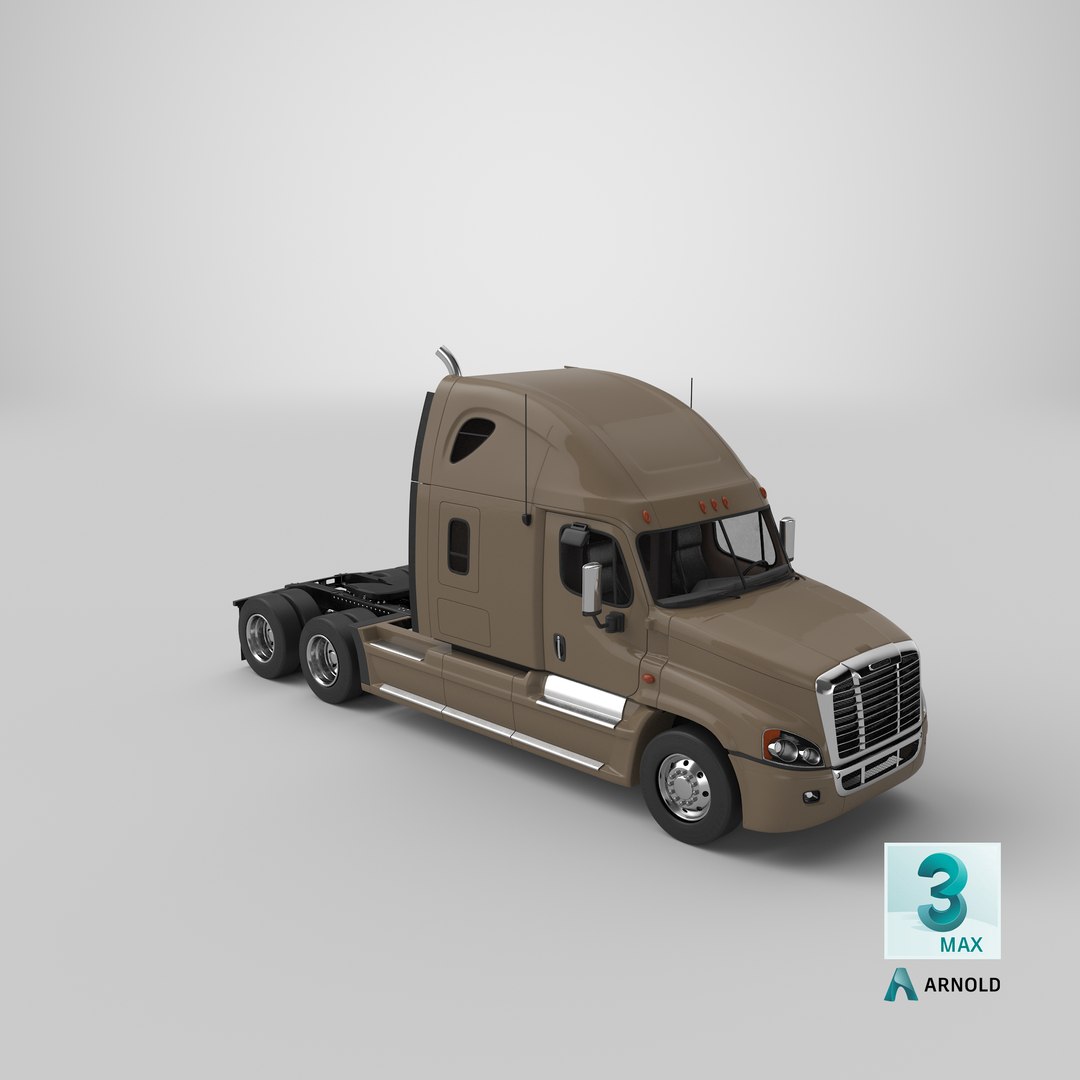 Freightliner cascadia 3D model - TurboSquid 1524403