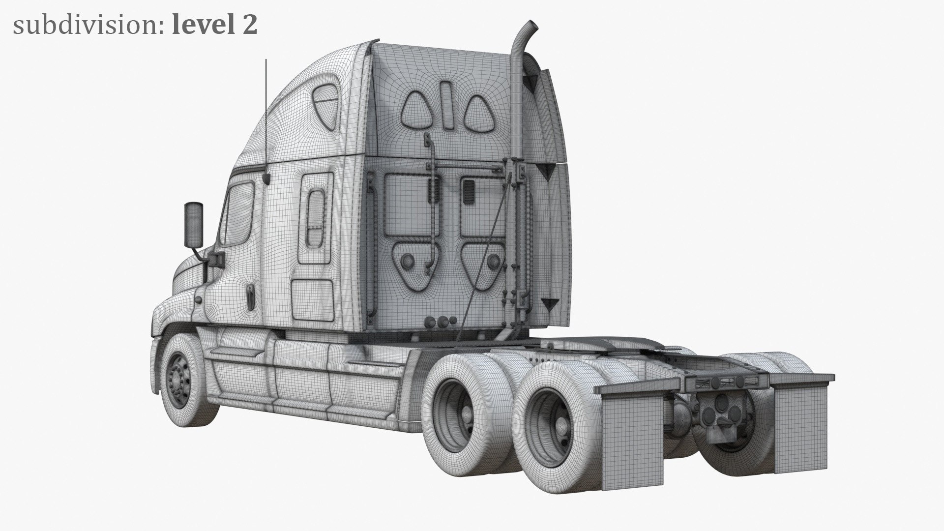 Freightliner cascadia 3D model - TurboSquid 1524403