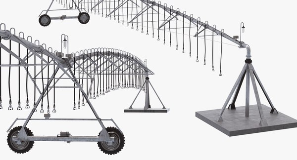 Center pivot irrigation 3D model - TurboSquid 1241323