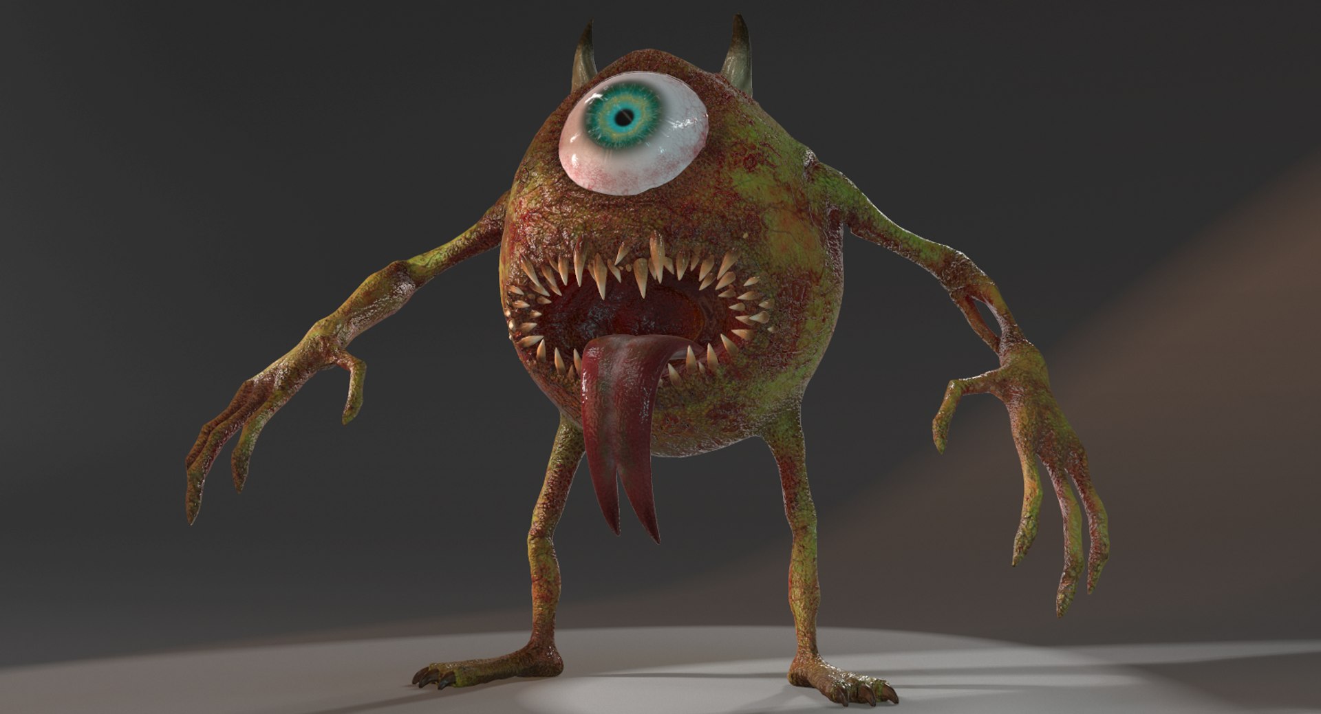 Mike Wazowski Scary Model - TurboSquid 1286761