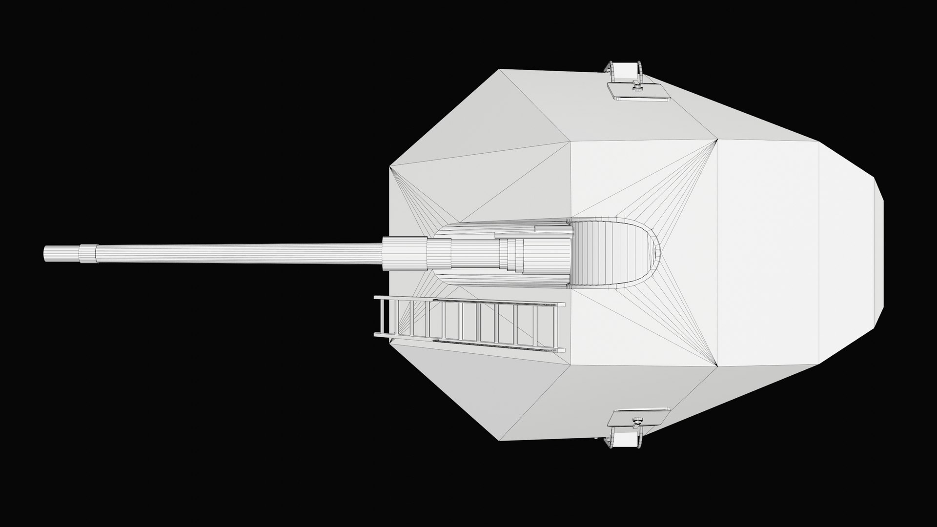 3D Otobreda 127-64 Naval Gun - TurboSquid 2286969