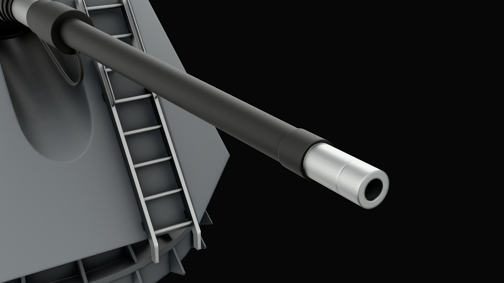 3D Otobreda 127-64 Naval Gun - TurboSquid 2286969