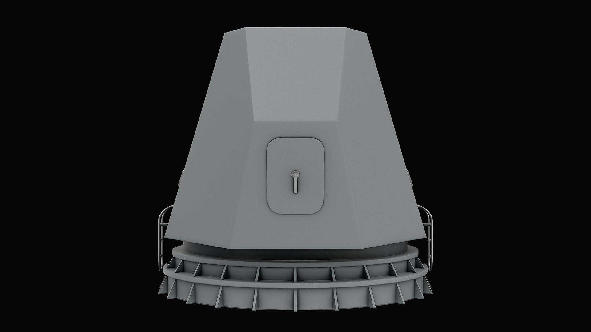 3D Otobreda 127-64 Naval Gun - TurboSquid 2286969