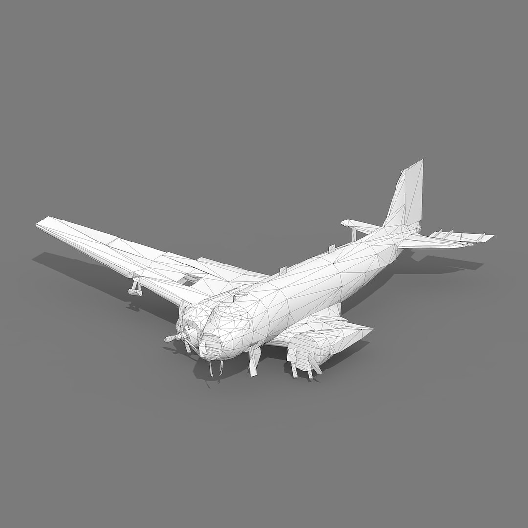 Damage Airplanes Model - TurboSquid 1549288