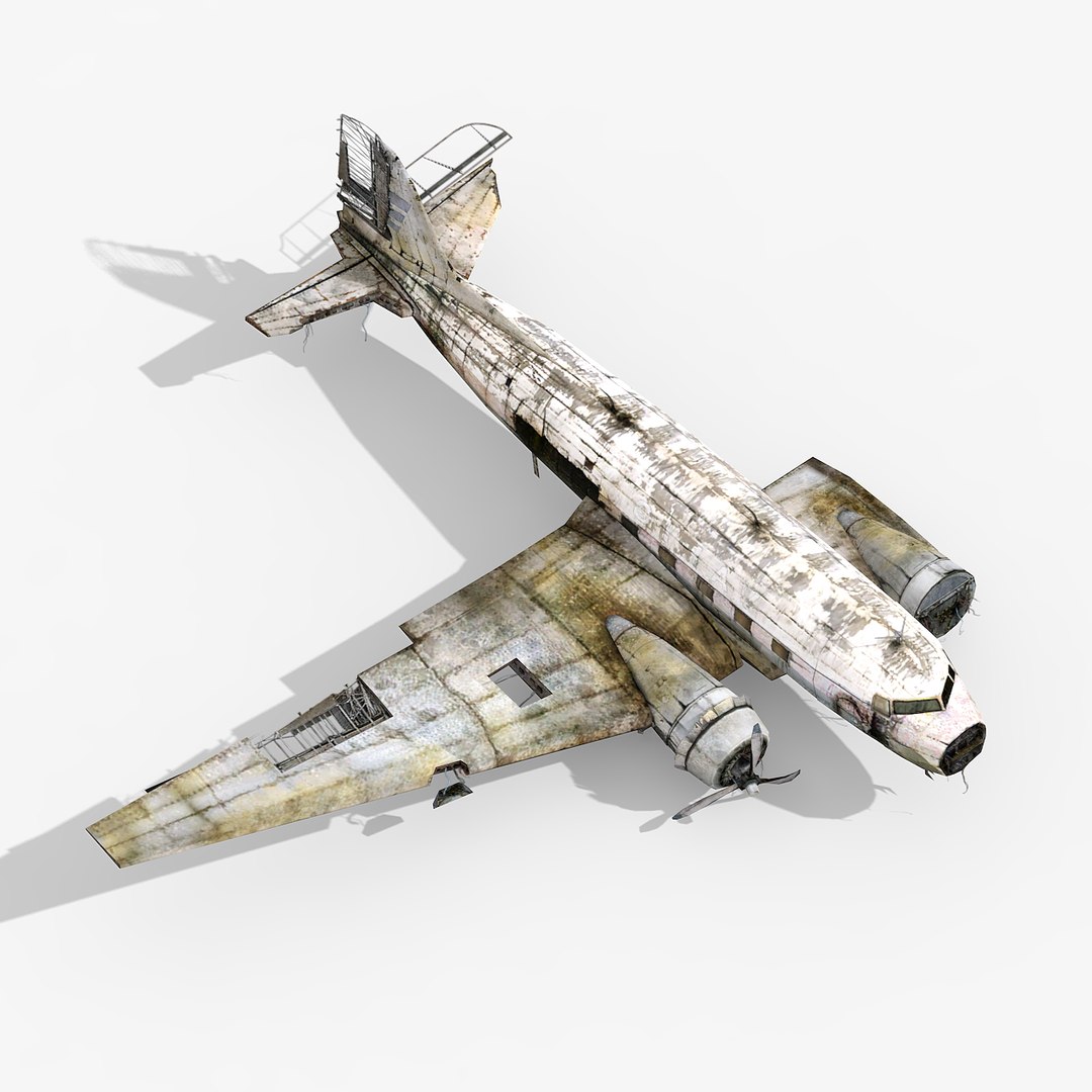 Damage Airplanes Model - TurboSquid 1549288