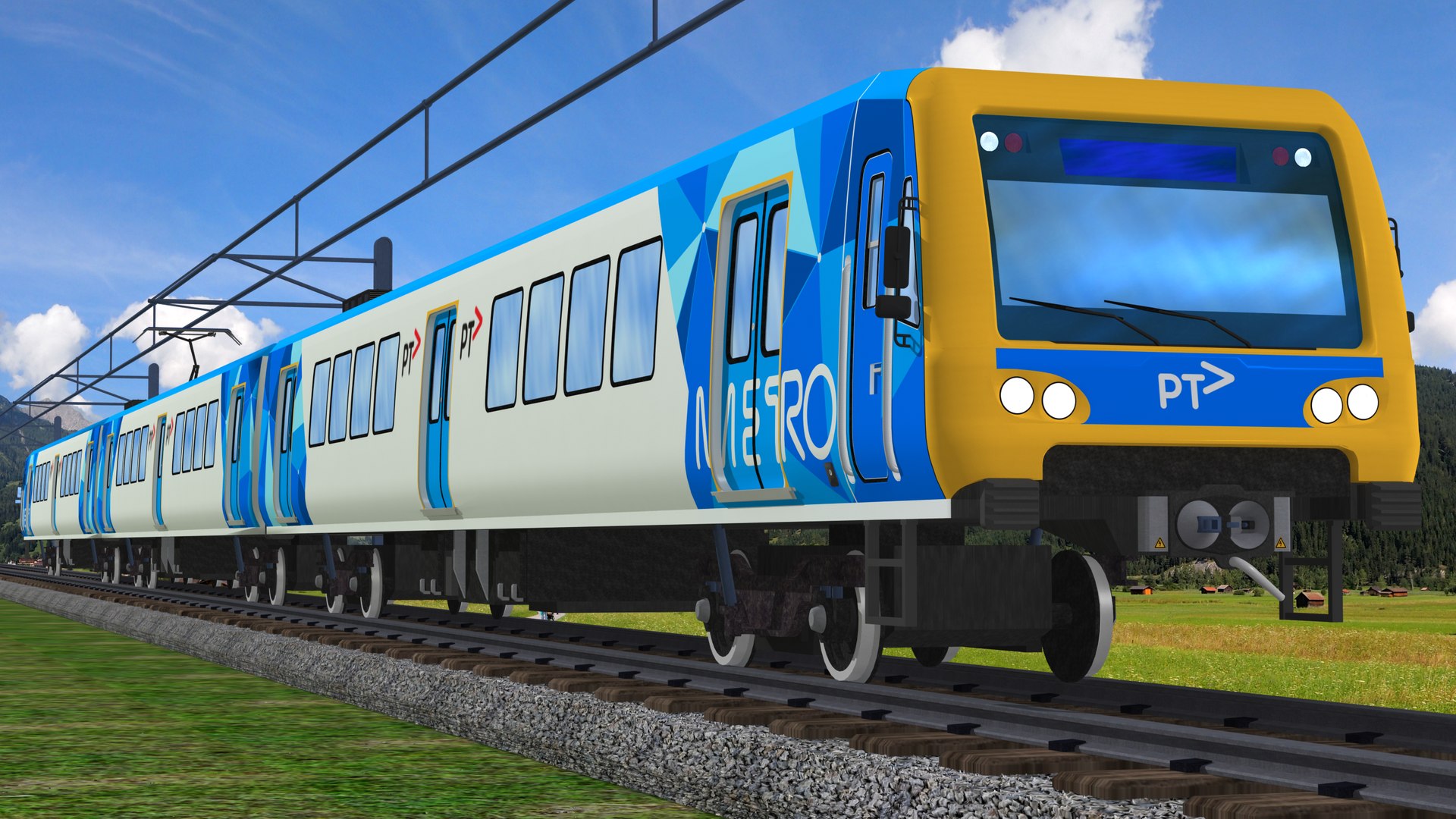 Alstom Xtrapolis 100 - Australian Electric Passenger Train - Metro ...
