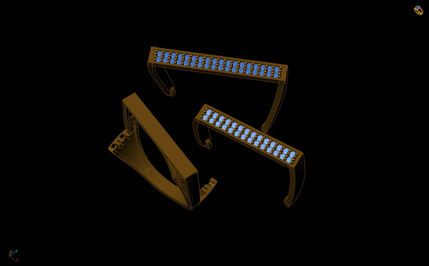 Gold model - TurboSquid 1696380